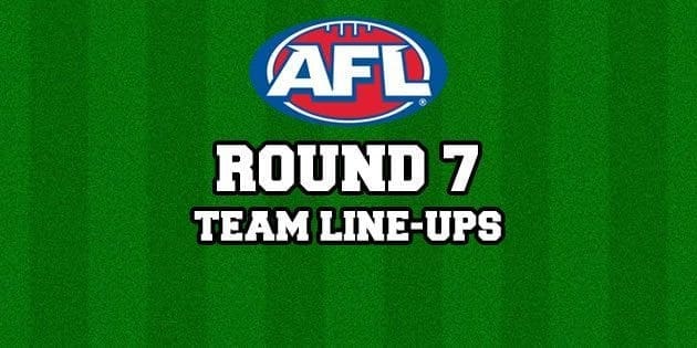 AFL Round 7 Team Line-Ups 2016 - AFL News