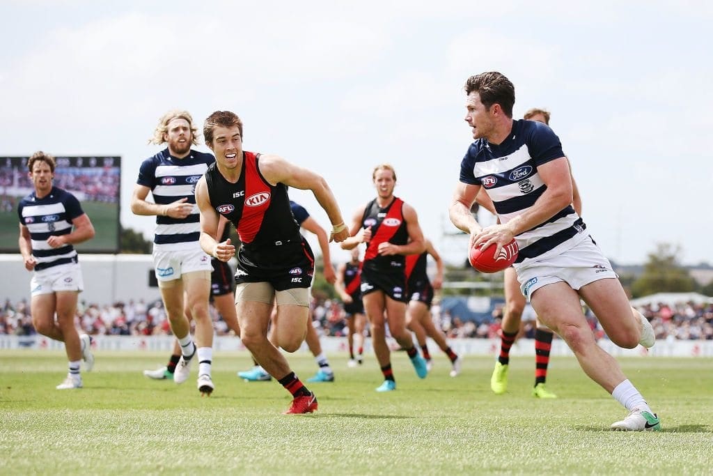 Cats confirm Dangerfield suffered low-grade hamstring strain - AFL News ...