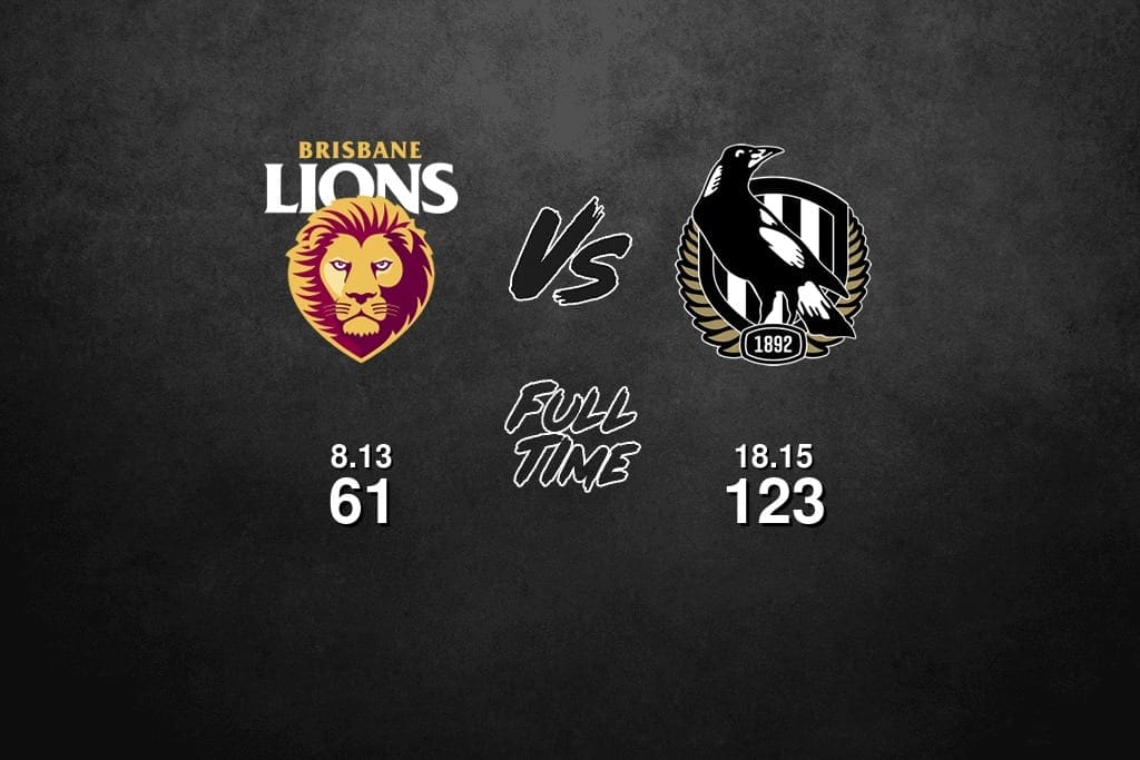 Full Time Brisbane Vs Collingwood Round 5 2019 Afl News Zero Hanger
