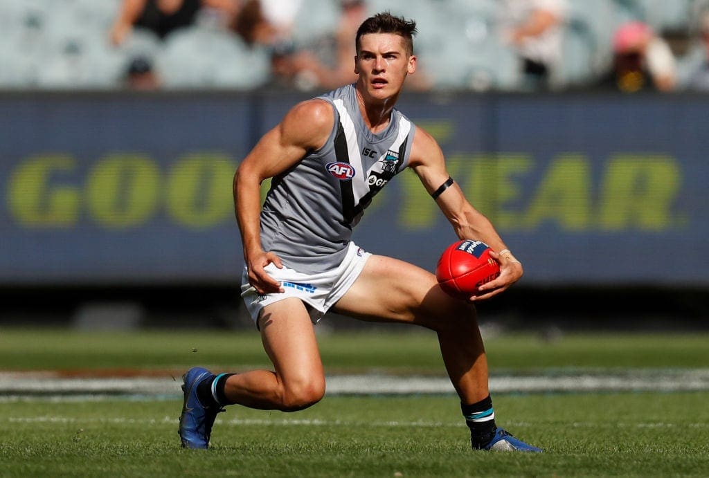 Port Adelaide rising star Connor Rozee to see specialist over ongoing ...