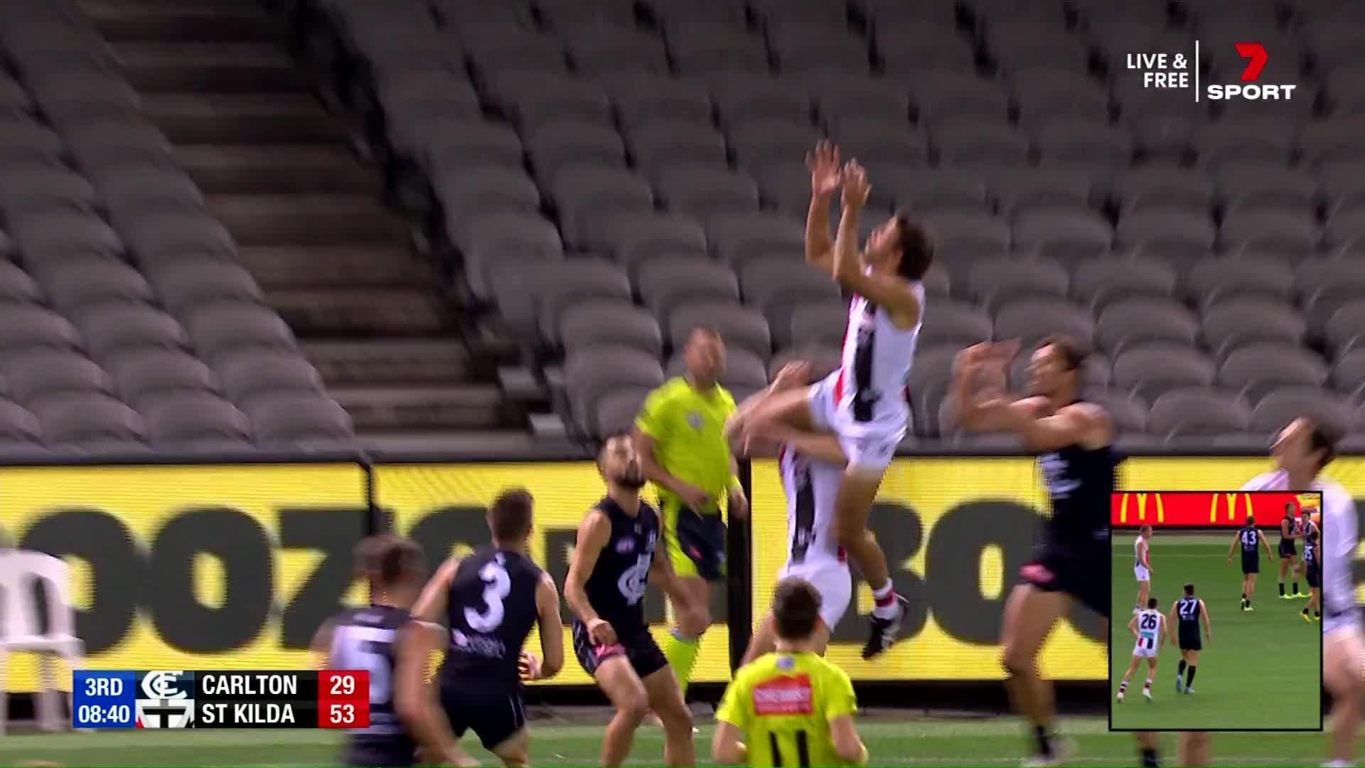 WATCH: Is this Mark of the Year from Ben Long? - AFL News - Zero Hanger