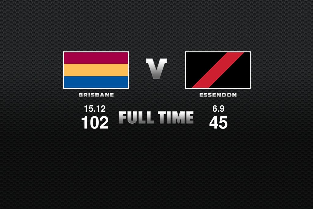 FULL TIME: Brisbane vs Essendon - Round 5, 2021 - AFL News - Zero Hanger