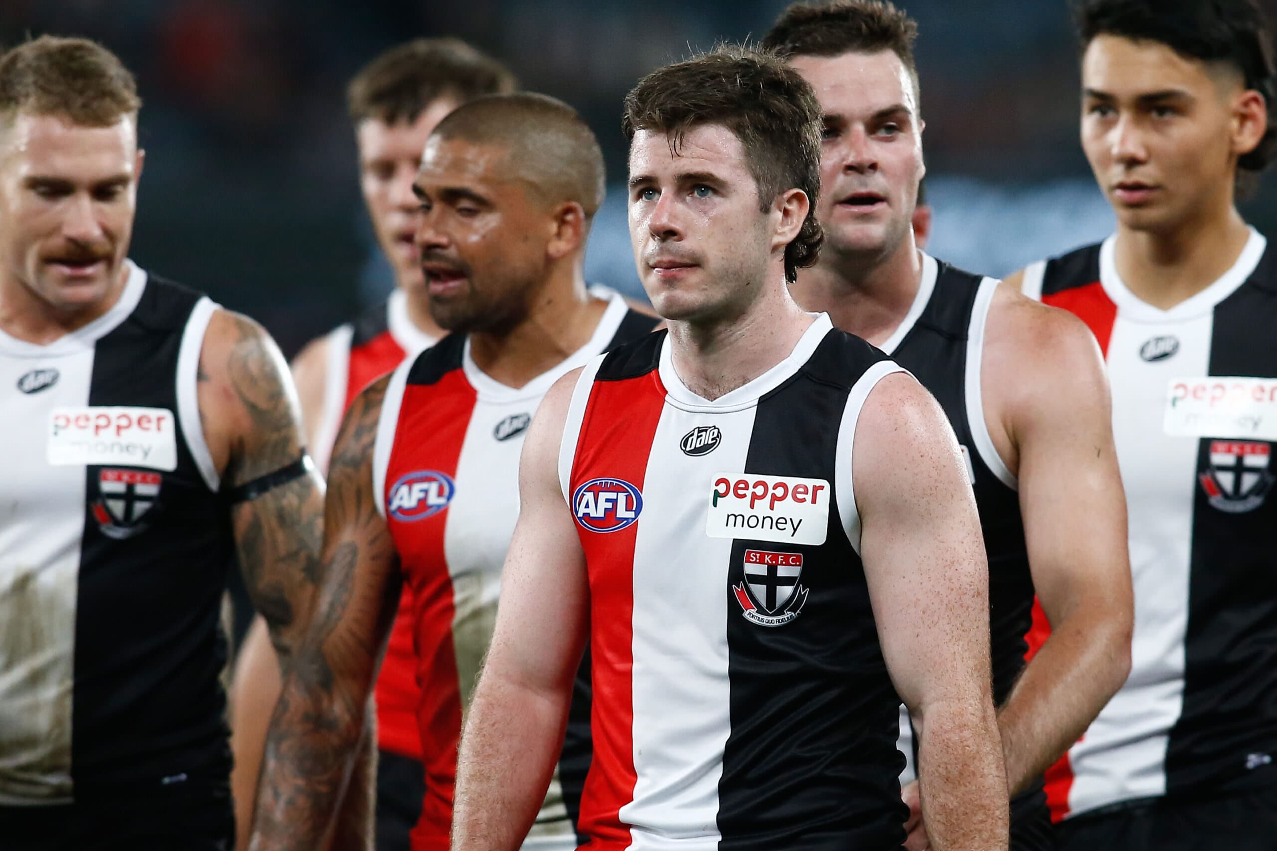 Saint forward cops massive ban from MRO after dangerous tackle - AFL ...