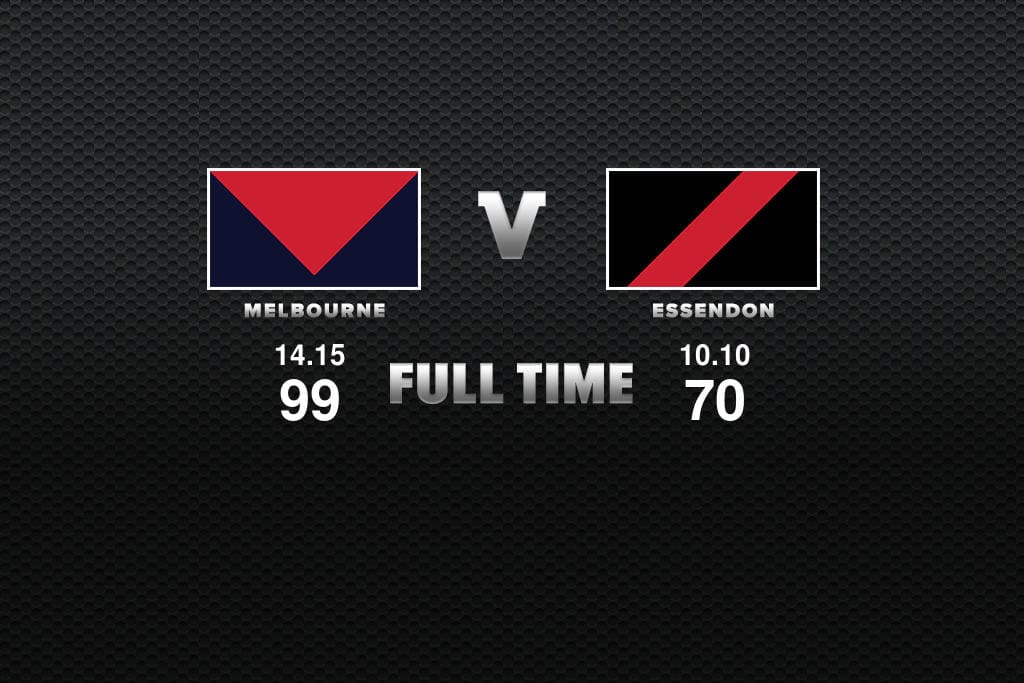 FULL TIME: Melbourne vs Essendon - Round 3, 2022 - AFL News - Zero Hanger