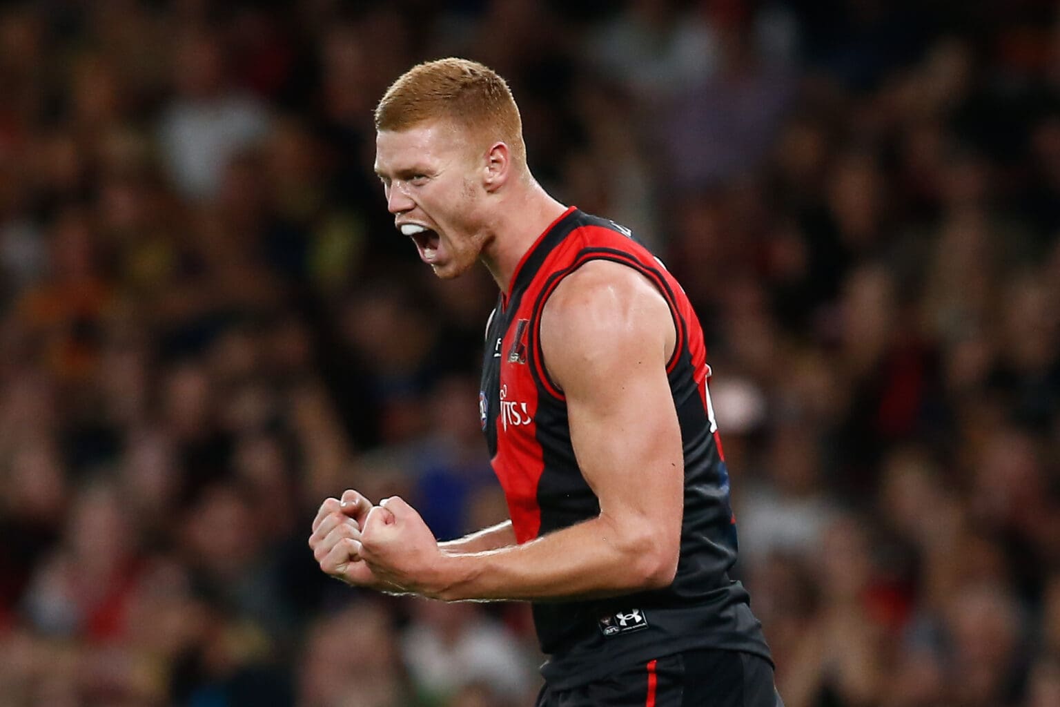 Sharp-shooting Essendon forward Peter Wright claims Essendon's best and ...