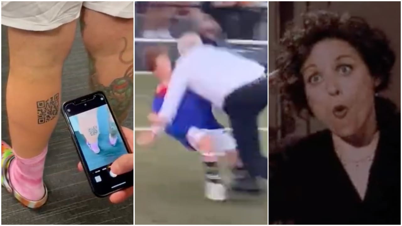 Blues fan's spectacular tattoo, Scomo's tackle and Grand Final start ...