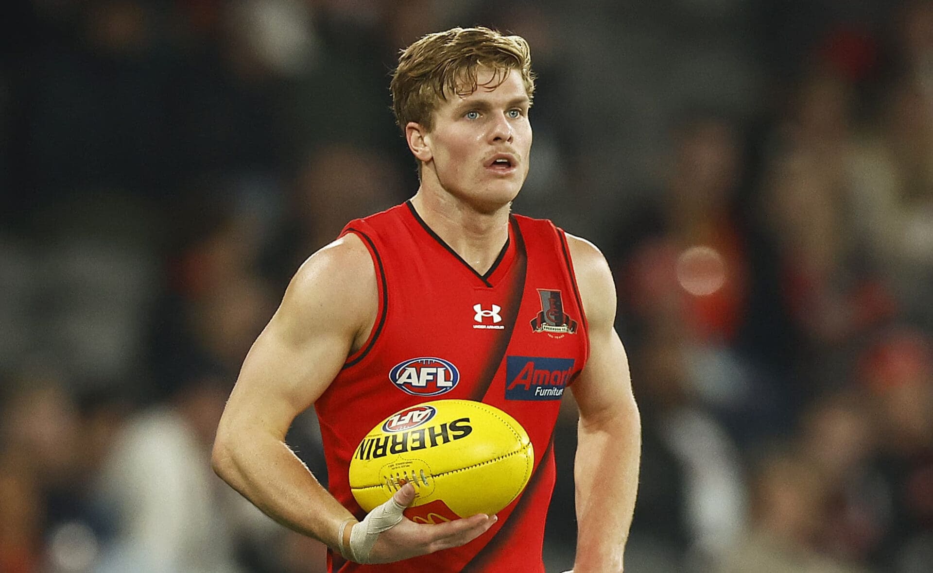 Uncapped forward Patrick Voss in selection mix but Essendon hesitant ...