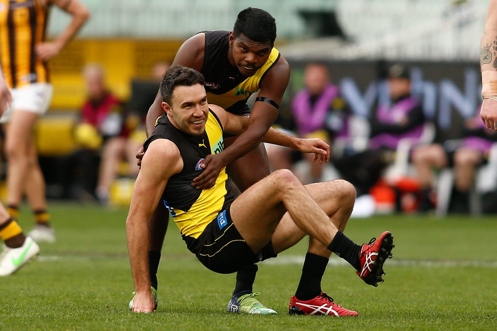 Richmond great hands jumper number to young Tiger Maurice Rioli Jr ...