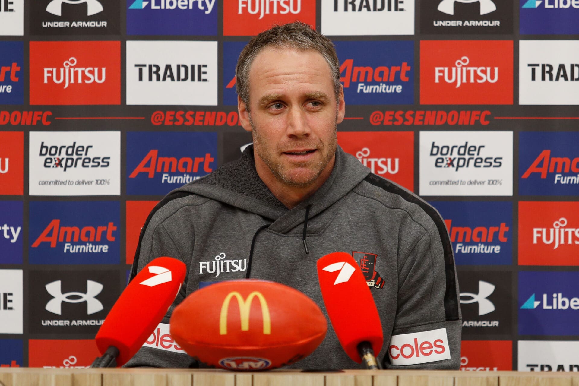 "I deserve better": Essendon coach Ben Rutten ready for 2023 despite ...