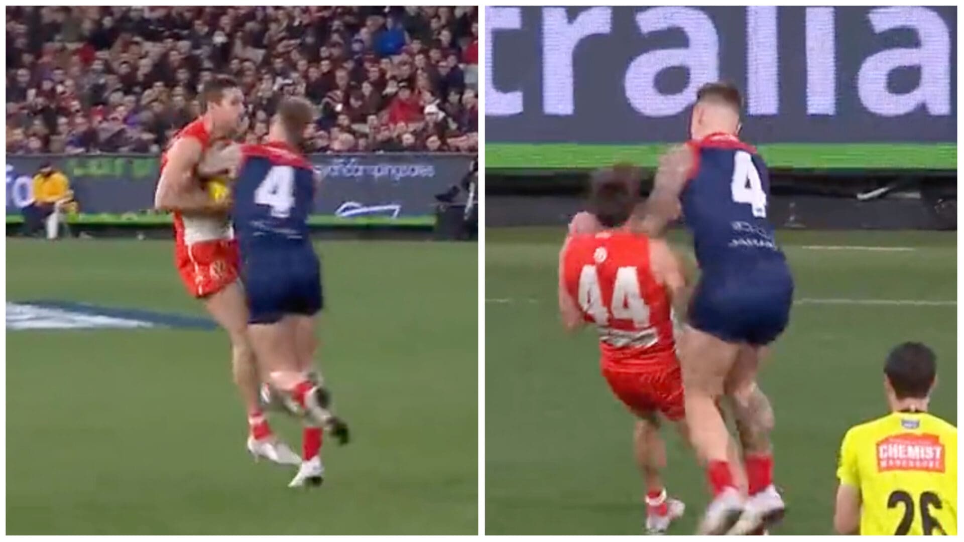 Melbourne's James Harmes facing nervous wait from MRO after late hit on ...