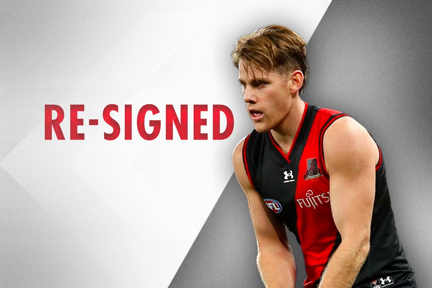 Bombers renew promising young forward Kaine Baldwin's contract - AFL ...