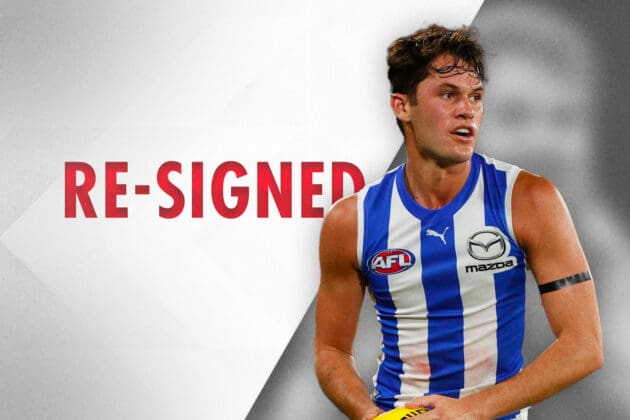North Melbourne confirm new deal for young Roo Curtis Taylor - AFL News ...