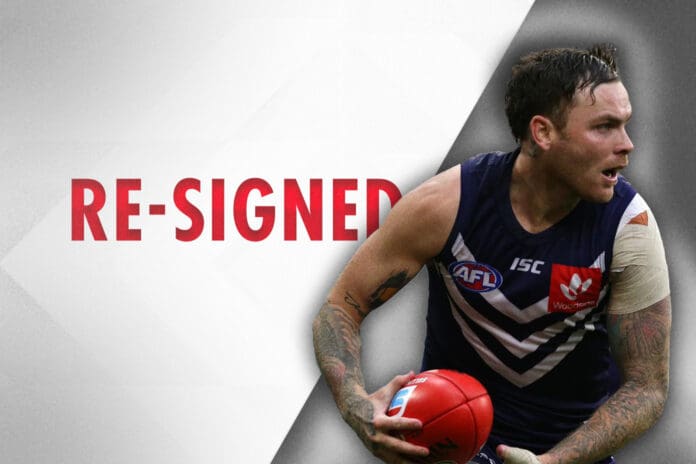 Inked-up defender Nathan Wilson inks on with Dockers - AFL News - Zero ...