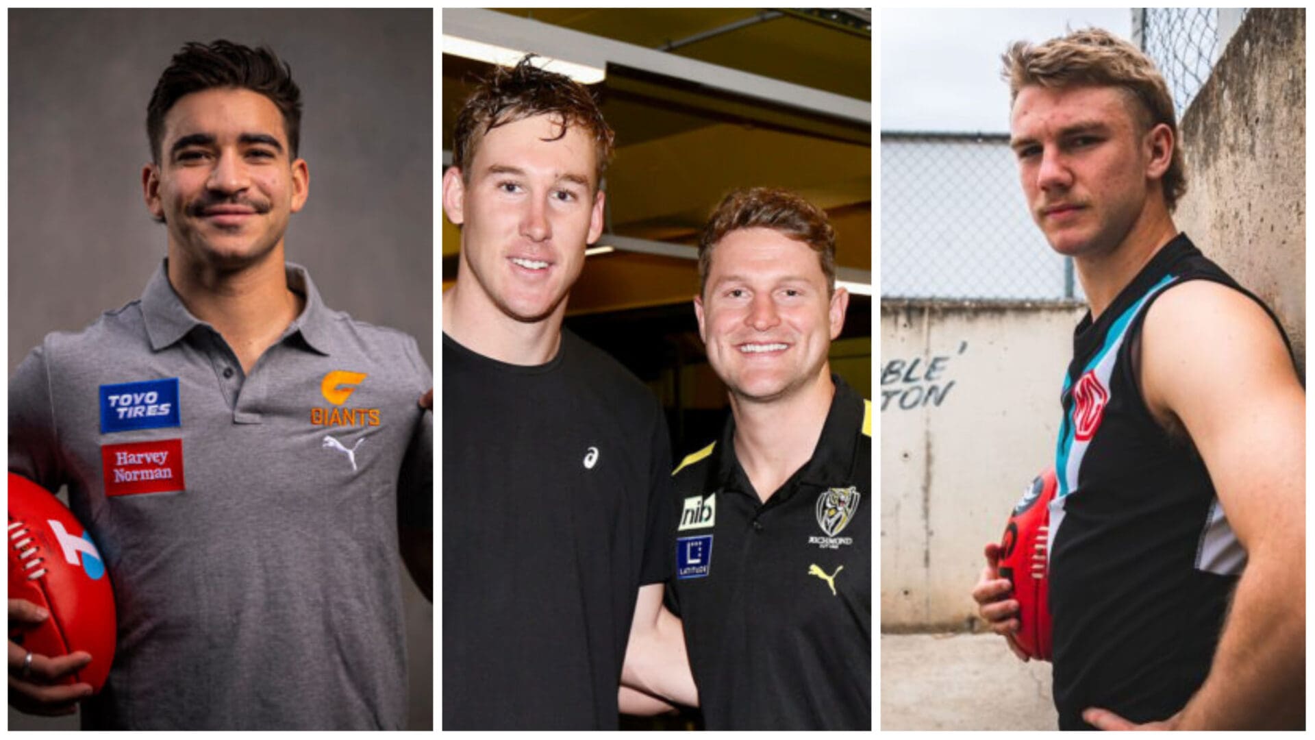 Same faces, new colours: AFL's 2022 recruits donning their club kits ...