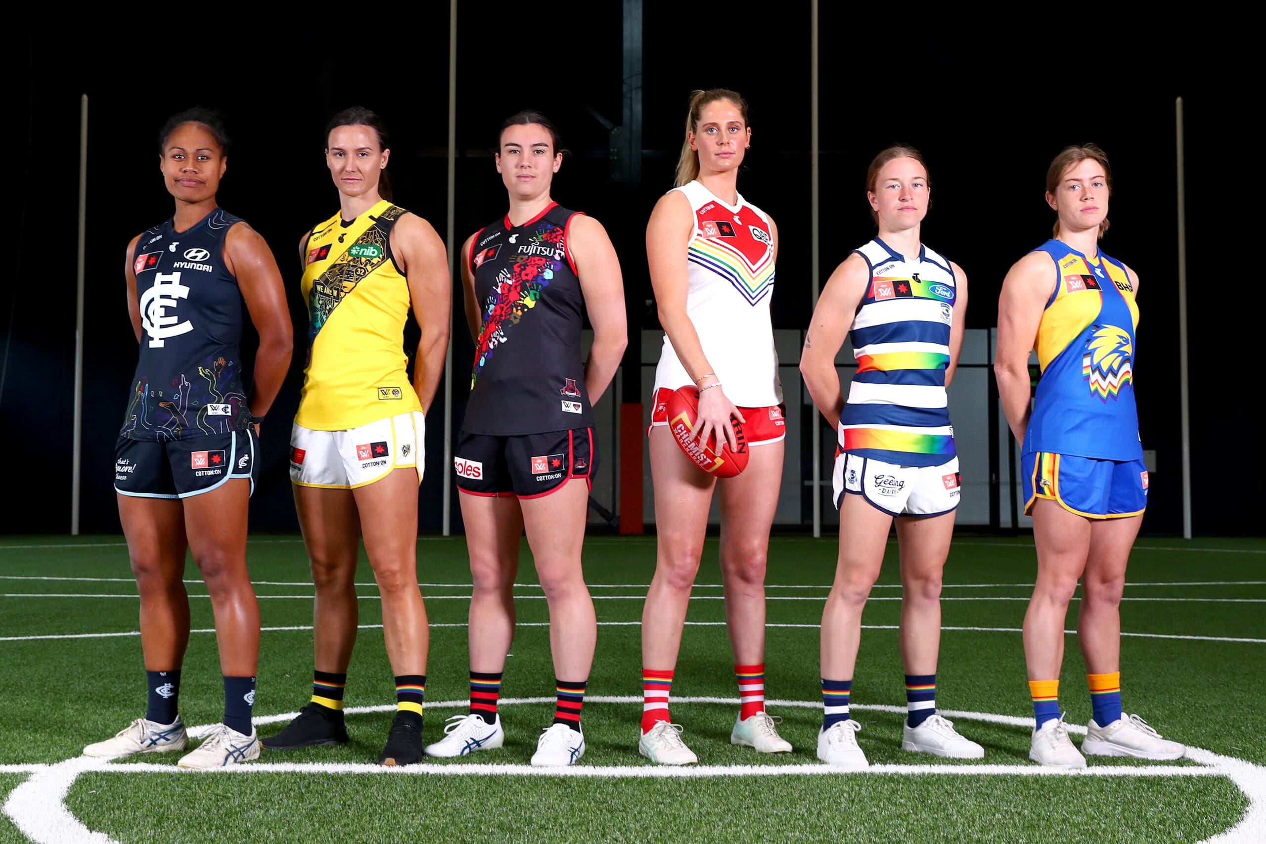 Every AFLW club's Pride jumper for season seven - AFL News - Zero Hanger