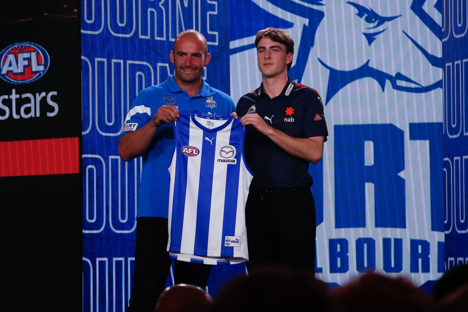 Kangaroos draftee George Wardlaw backed for AFL debut as Tarryn Thomas ...
