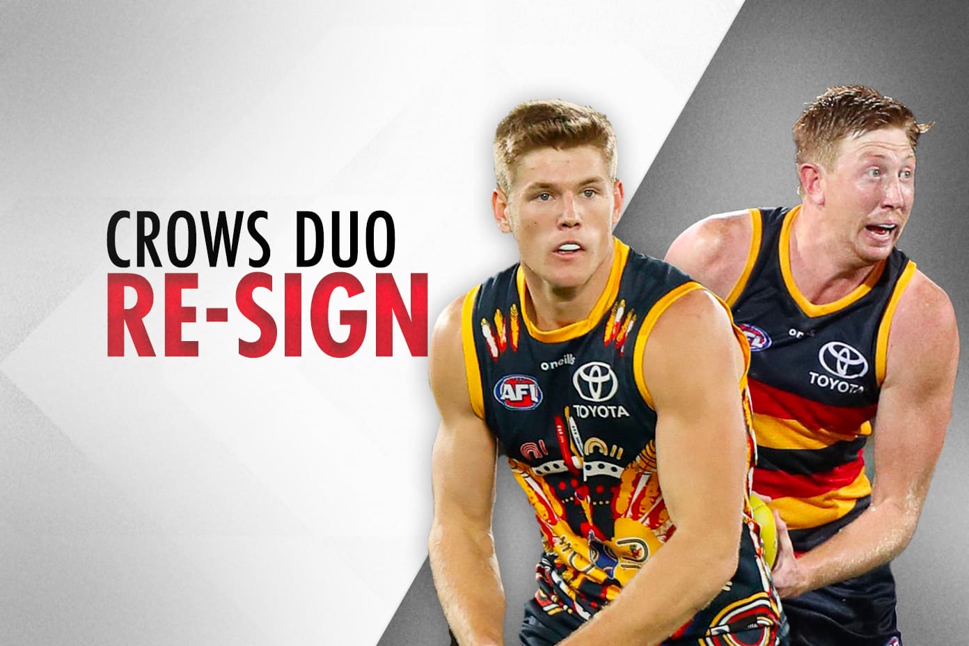 Key position Adelaide pair Nick Murray and Kieran Strachan re-sign ...