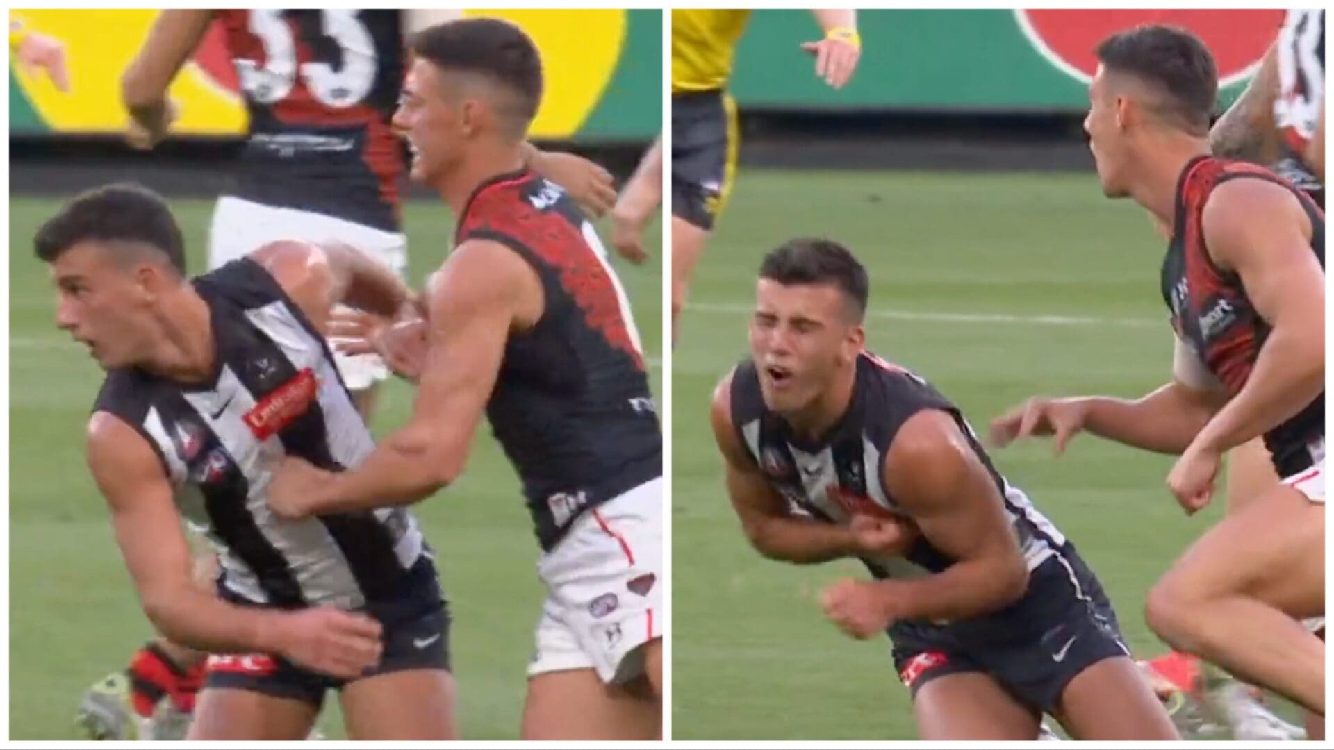Essendon's Jye Caldwell lands gut punch on Nick Daicos, potential MRO ...