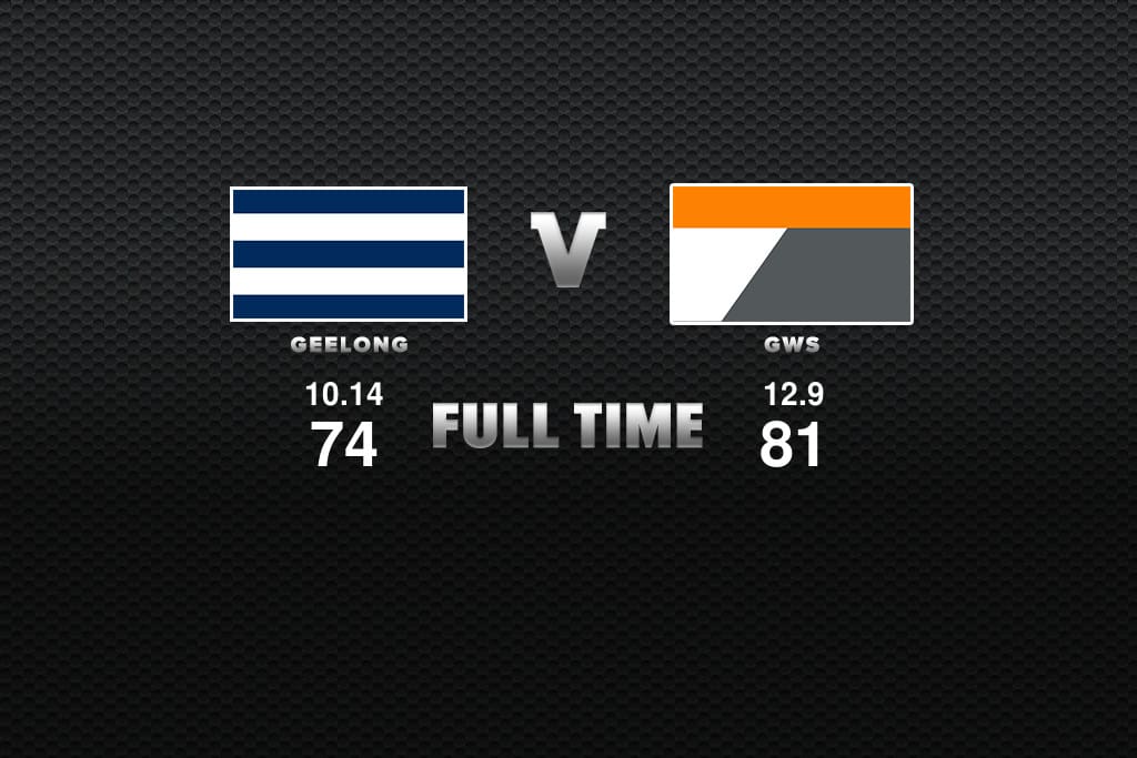 FULL TIME: Geelong vs GWS - Round 11, 2023 - AFL News - Zero Hanger