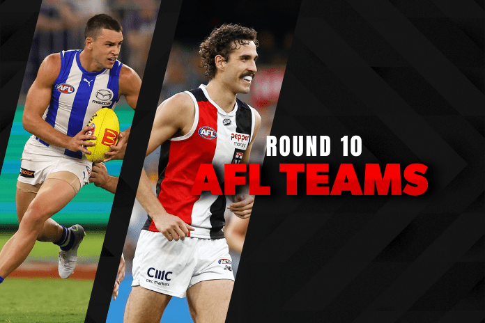 AFL Round 10 Team Line-Ups 2023 - AFL News - Zero Hanger