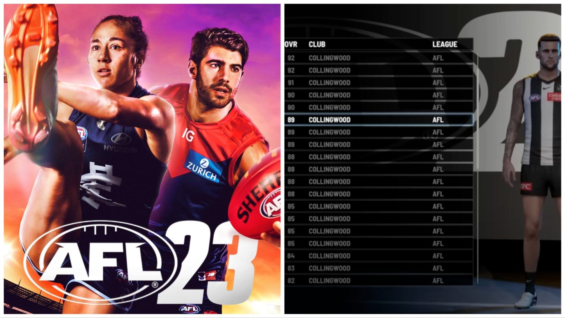 Every player rating for AFL 23 revealed - AFL News - Zero Hanger