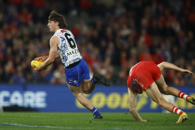 North Melbourne re-sign young gun George Wardlaw after impressive debut ...