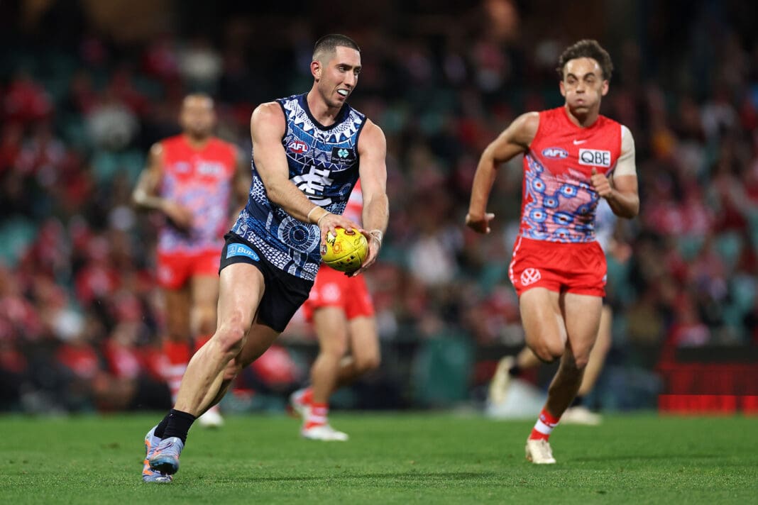 Blues defender Jacob Weitering facing MRO scrutiny after strike - AFL ...