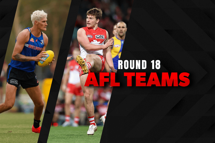 AFL Round 18 Team Line-Ups 2023 - AFL News