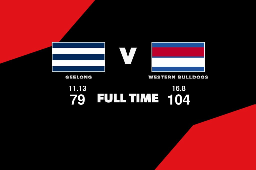 FULL TIME: Geelong vs Bulldogs - Round 24, 2023 - AFL News - Zero Hanger