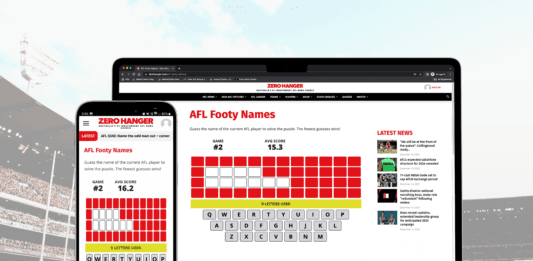 2023 AFL Ladder - Zero Hanger