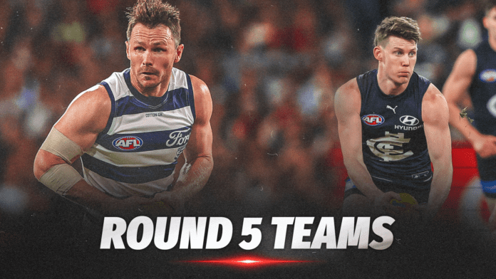 AFL Round 5 Team Line-Ups 2024 - AFL News