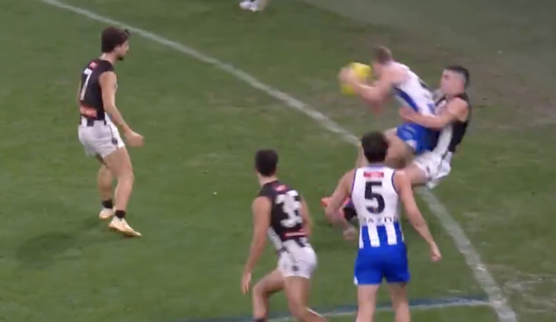 AFL MRO: Is the milestone Magpie in trouble for this tackle? - AFL News ...