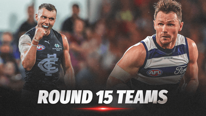 AFL Round 15 Team Line-Ups 2024 - AFL News