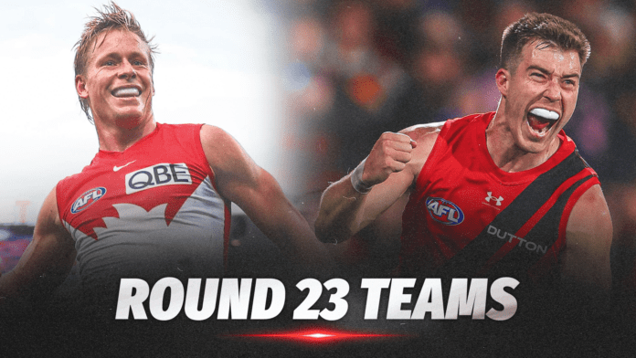 AFL Round 23 Team Line-Ups 2024 - AFL News