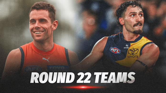 AFL Round 22 Team Line-Ups 2024 - AFL News