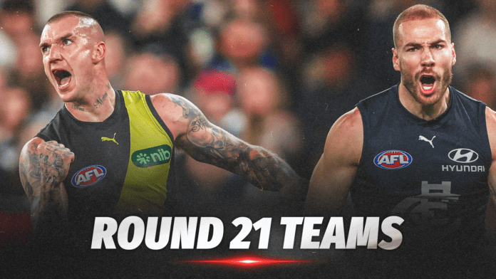 AFL Round 21 Team Line-Ups 2024 - AFL News - Zero Hanger