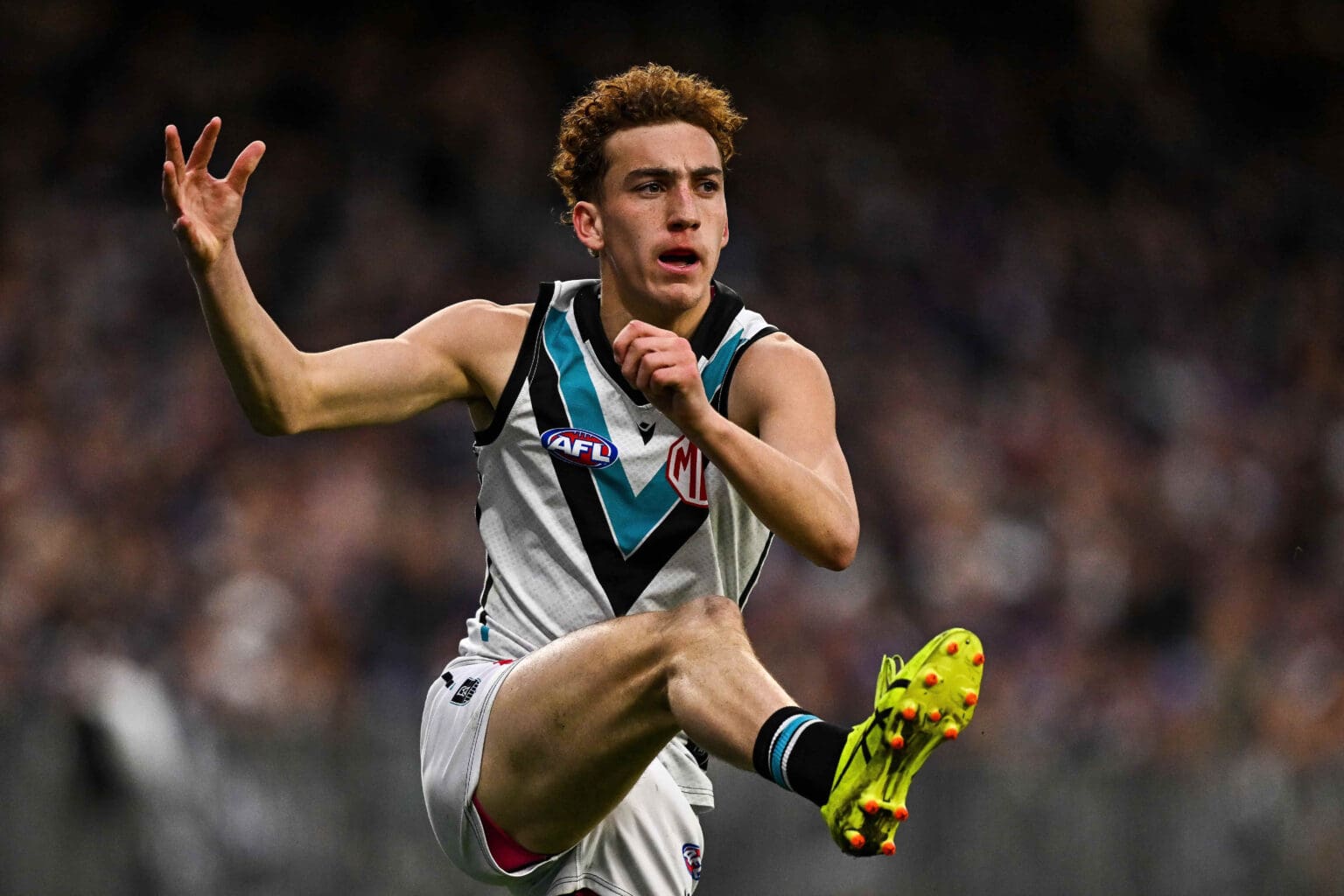 Port rookies push for AFL selection, young Crow puts in dominant ...