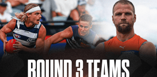 AFL 2025: AFL Team Line-Ups - Zero Hanger