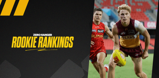 Rookie Rankings - Zero Hanger