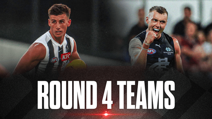 AFL Round 4 Team Line-Ups 2025 - AFL News - Zero Hanger