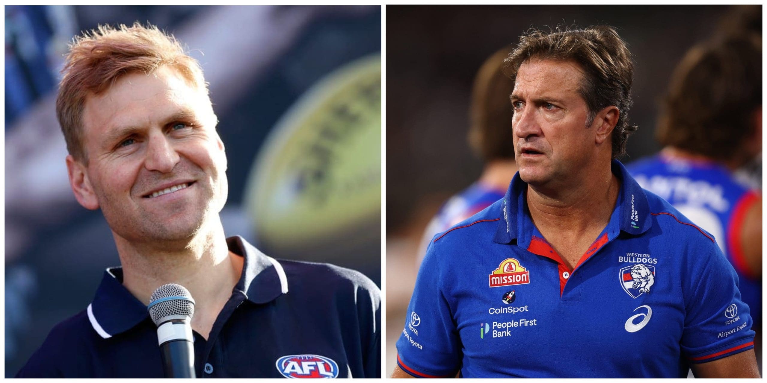 Luke Beveridge, Kane Cornes feud takes twist following "confrontation ...
