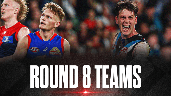 AFL Round 8 Team Line-Ups 2025 - AFL News - Zero Hanger
