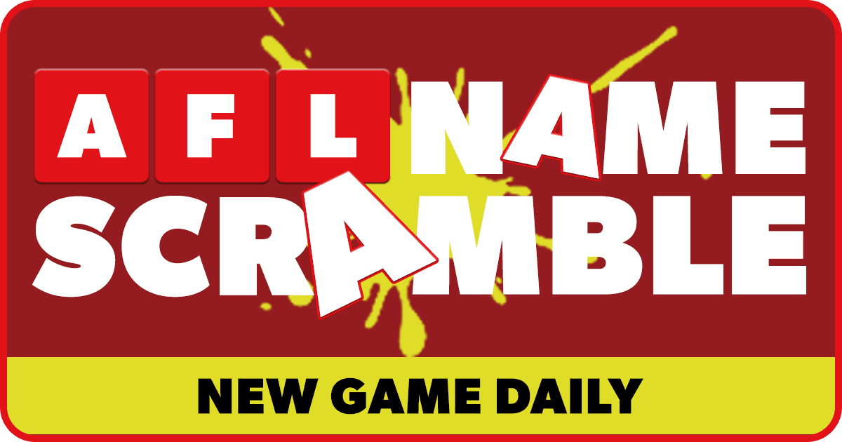 AFL Name Scramble - Games - Zero Hanger