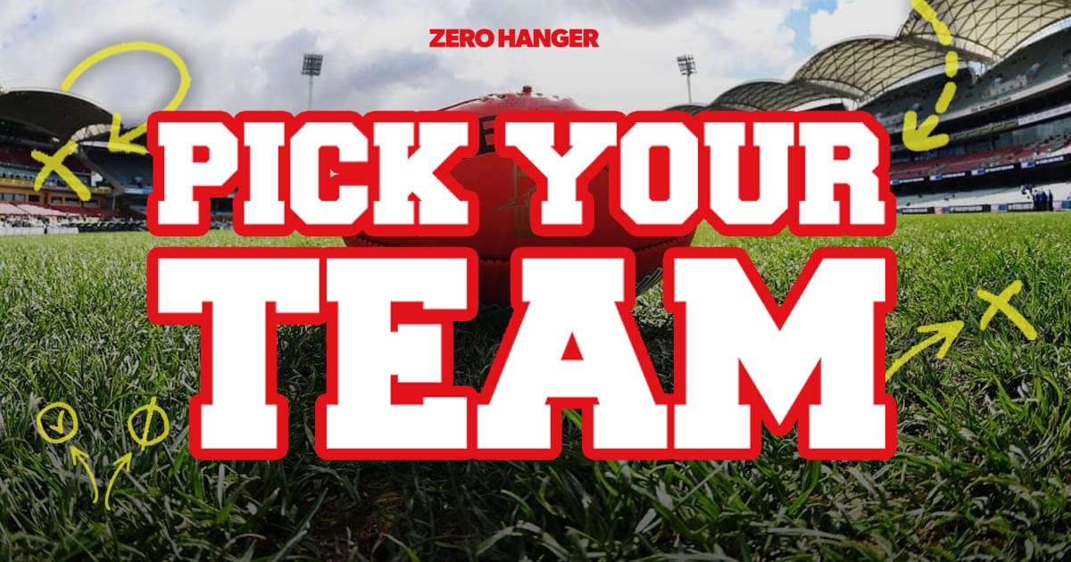 Pick Your AFL Team: Build Your Best 23 Lineup - Games - Zero Hanger