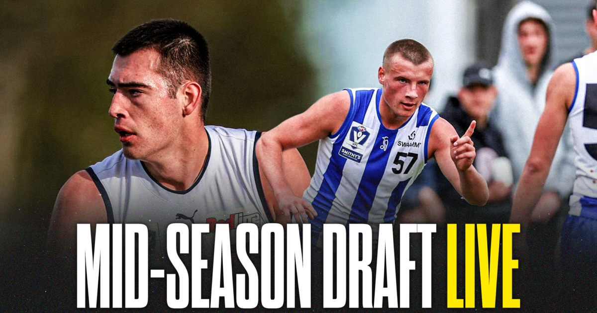 How it happened: Every AFL Mid-Season Draft pick, players selected ...